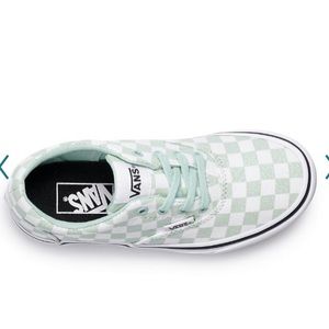 Vans | Shoes | Girls Vans Doheny Green Checker Skate Shoes | Poshmark